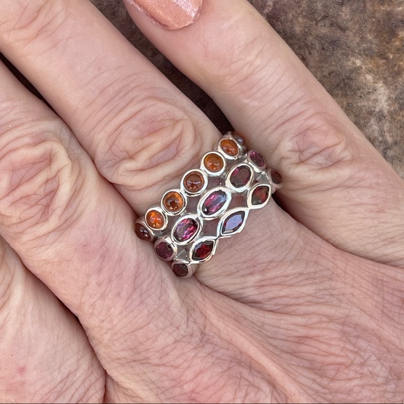 JOYA by Judy Crowell | Jewelry | Joya By Judy Crowell Multi 3 Row Wide ...